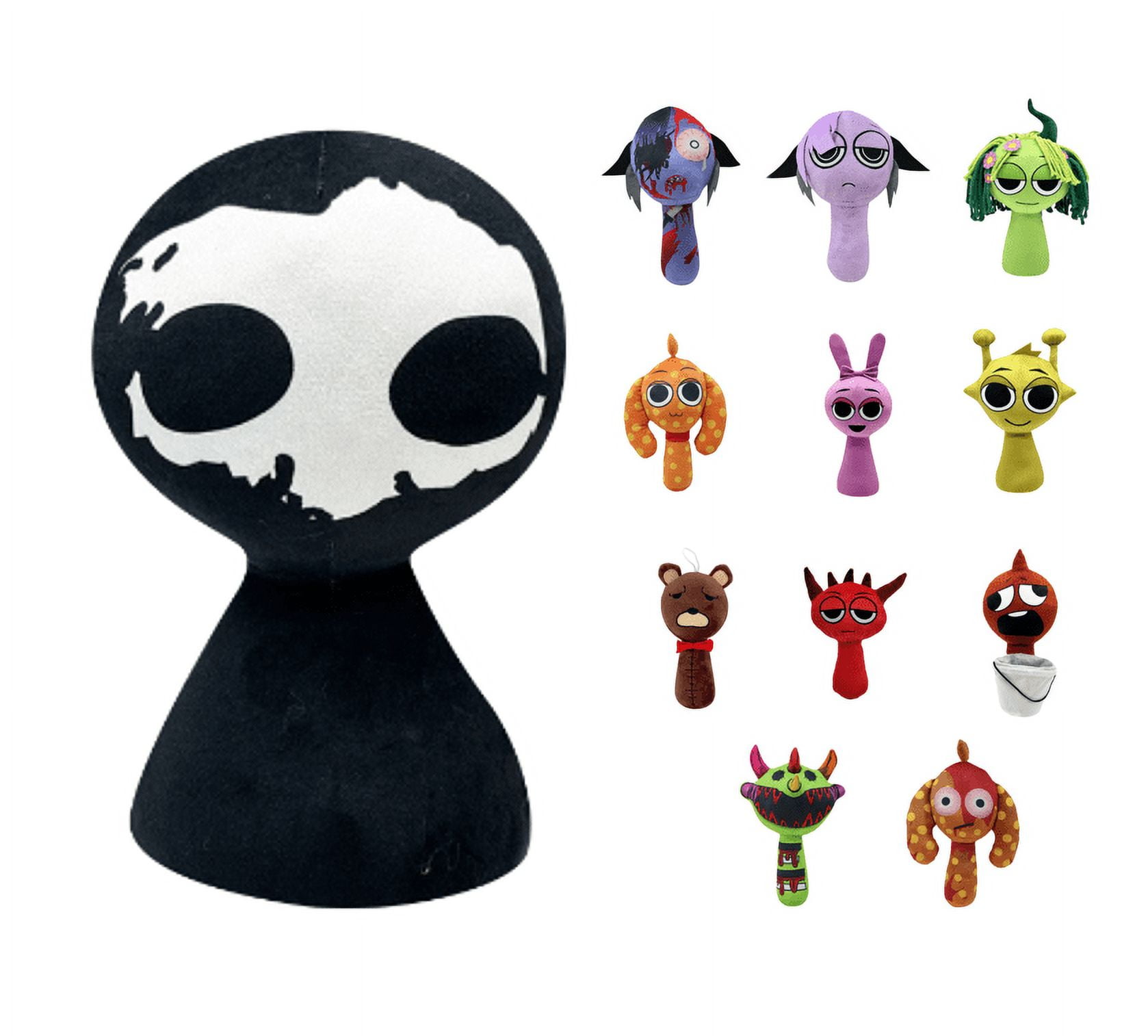 Sprunki Plush, 10" Cute Red Raddy Plushies Toy for Fans Gift, Soft ...