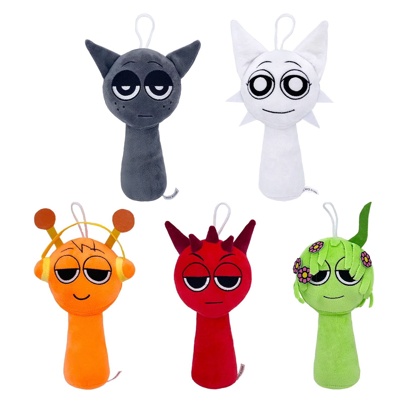 Sprunki Plush, 10'' Sprunky Wenda and Gray Plushies, Sprunk Soft and ...