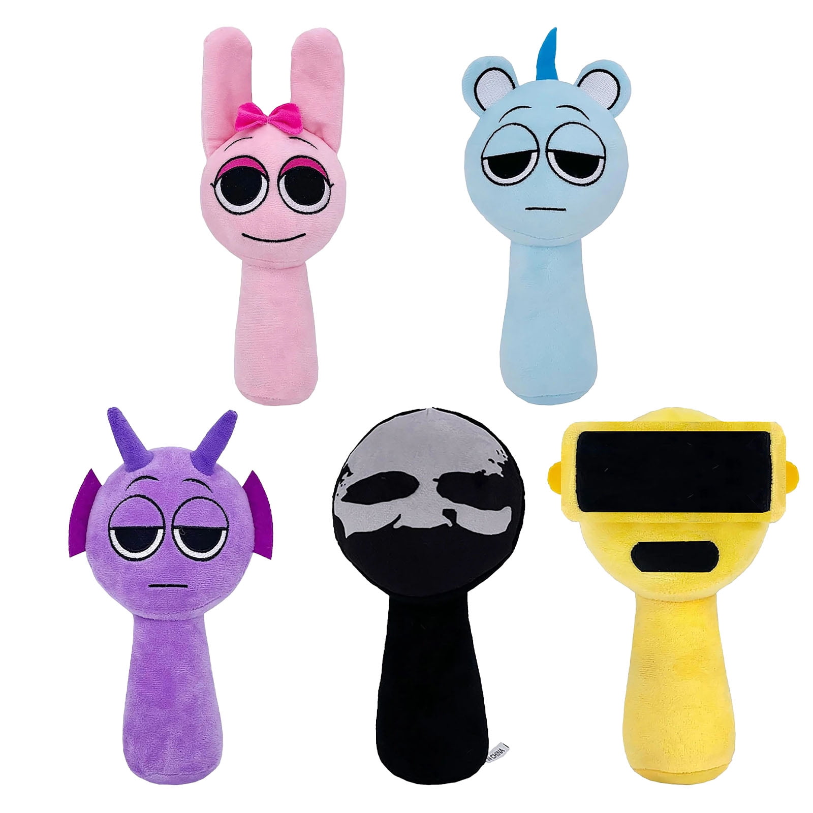 Sprunki Plush, 10'' Sprunky Wenda and Gray Plushies, Sprunk Soft and ...