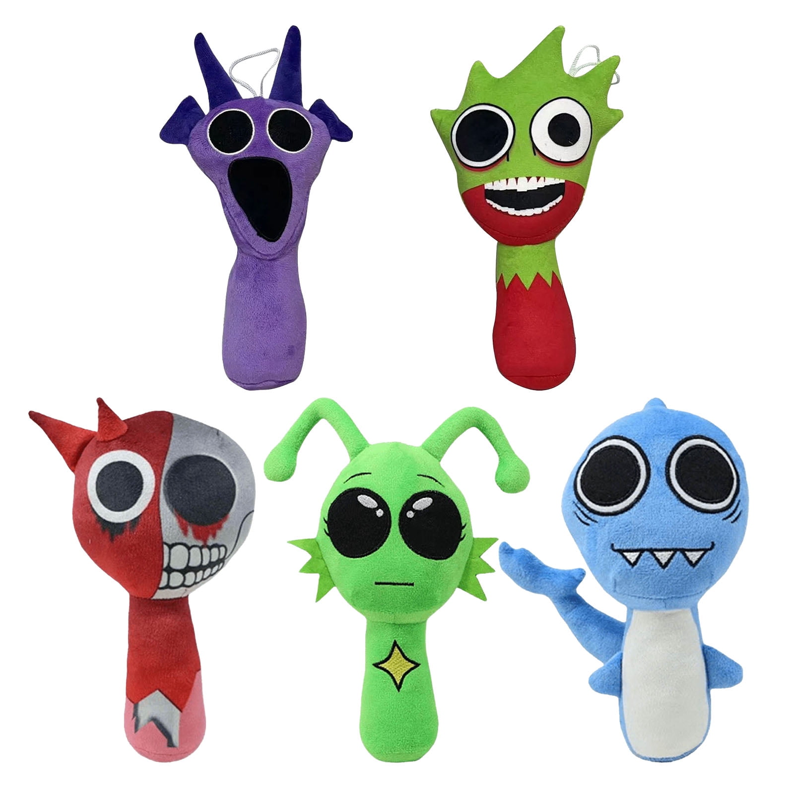 Sprunki Plush, 10'' Sprunky Wenda and Gray Plushies, Sprunk Soft and ...