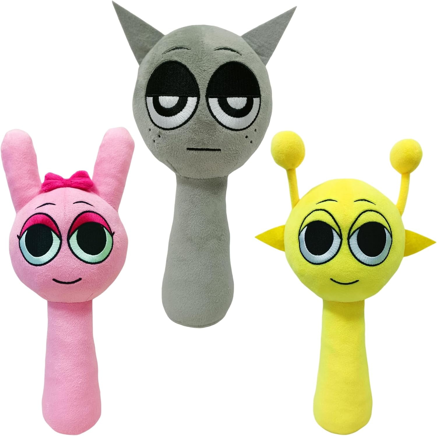 Sprunki Plush, 10'' Sprunky Wenda and Gray Plushies, Sprunk Soft and ...