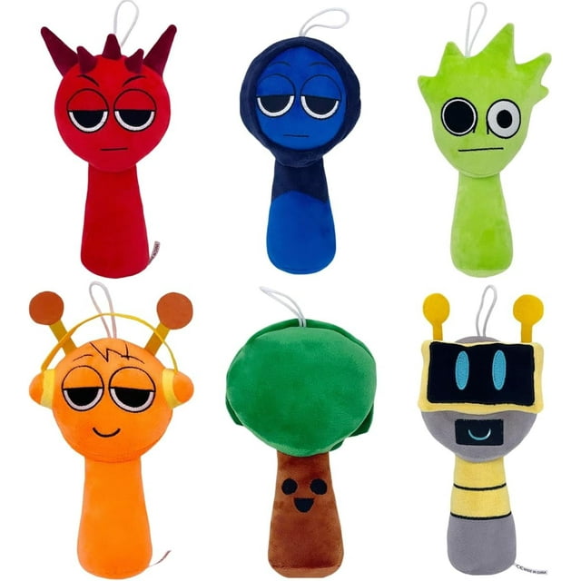 Sprunki Plush,10In Sprunki Plushies Toy for Fans Gift, 2024 New Horror ...