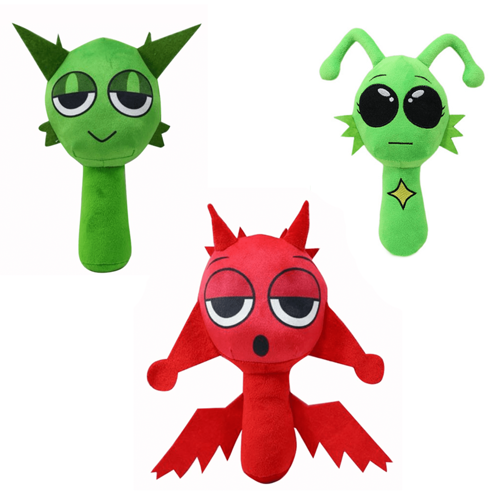 Sprunki Plush, 30'' Sprunky Wenda and Gray Plushies, Sprunk Soft and ...