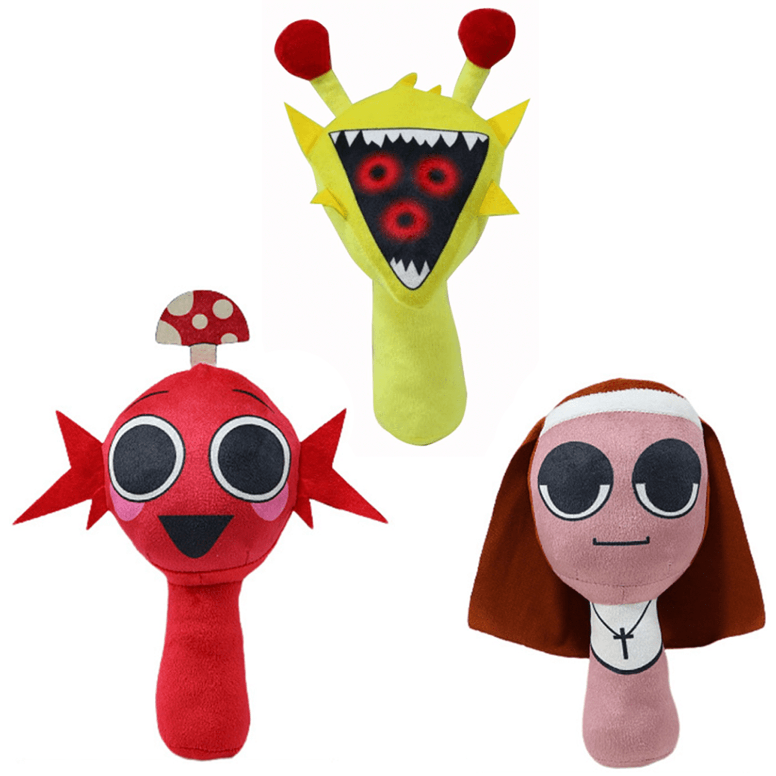 Sprunki Plush, 30'' Sprunky Wenda and Gray Plushies, Sprunk Soft and ...