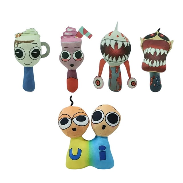 Sprunki Plush, 7.87" New Movie Sprunki Stuffed Animals, Kawaii Sprunki ...