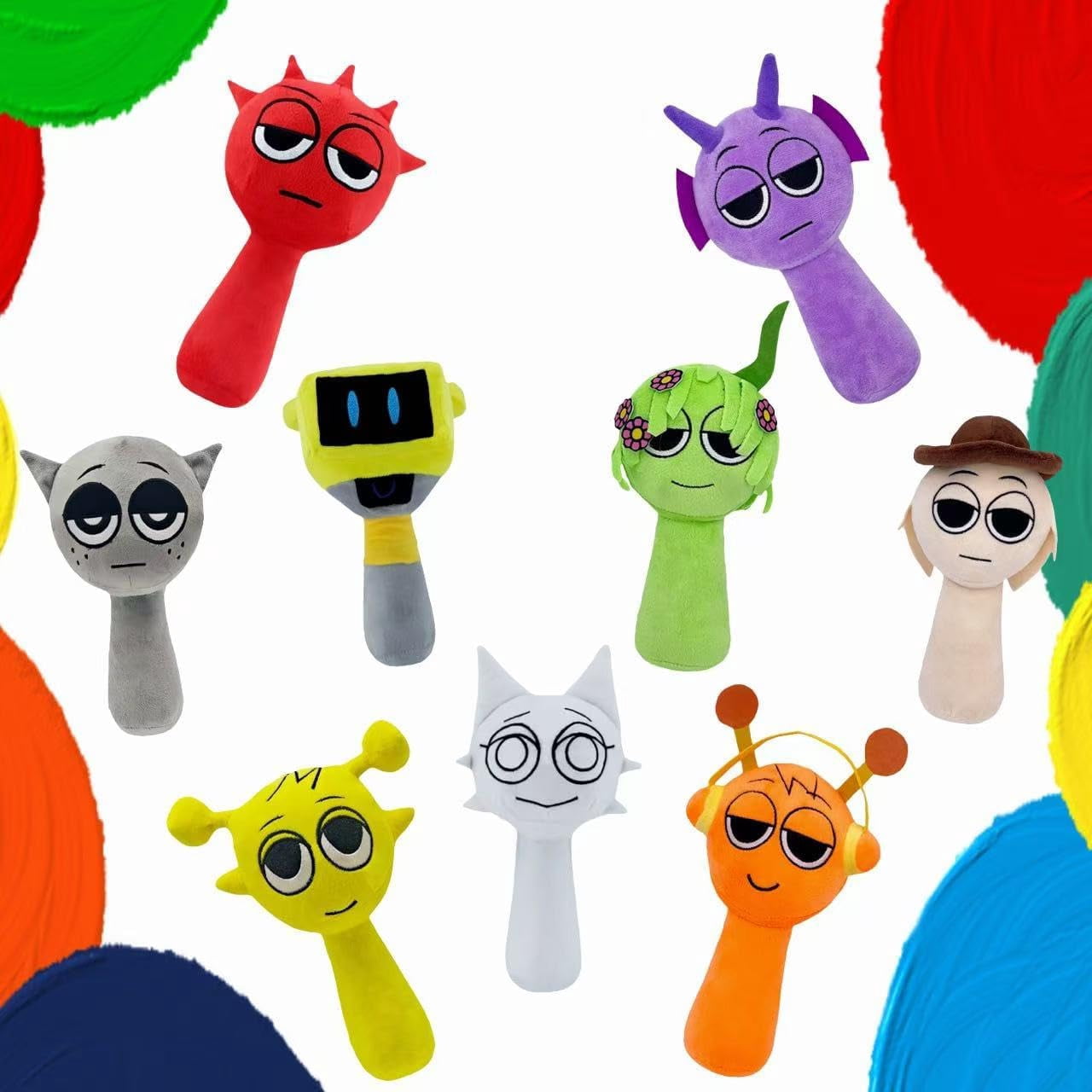 Sprunki Plush - 8" Cartoon Games Plushies Toy for Fans,New Monster ...