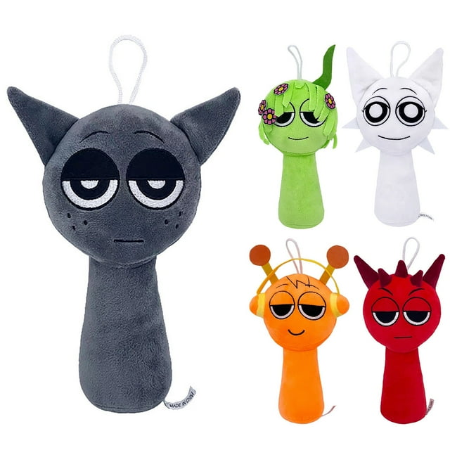 Sprunki Plush, 8'' Sprunky Wenda and Gray Plushies, Sprunk Soft and ...