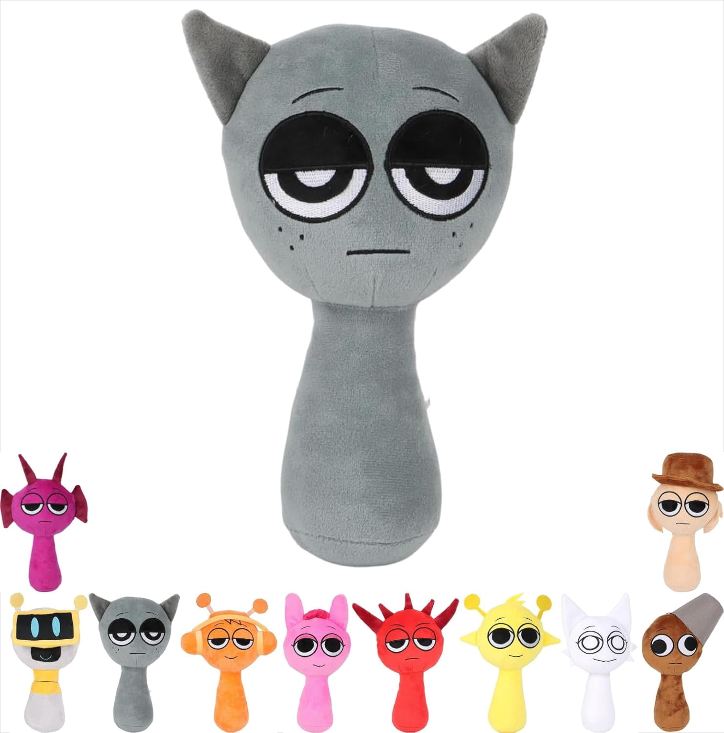 Sprunki Plush - 9.8" Adorable Horror Music Game Stuffed Figure Doll for ...