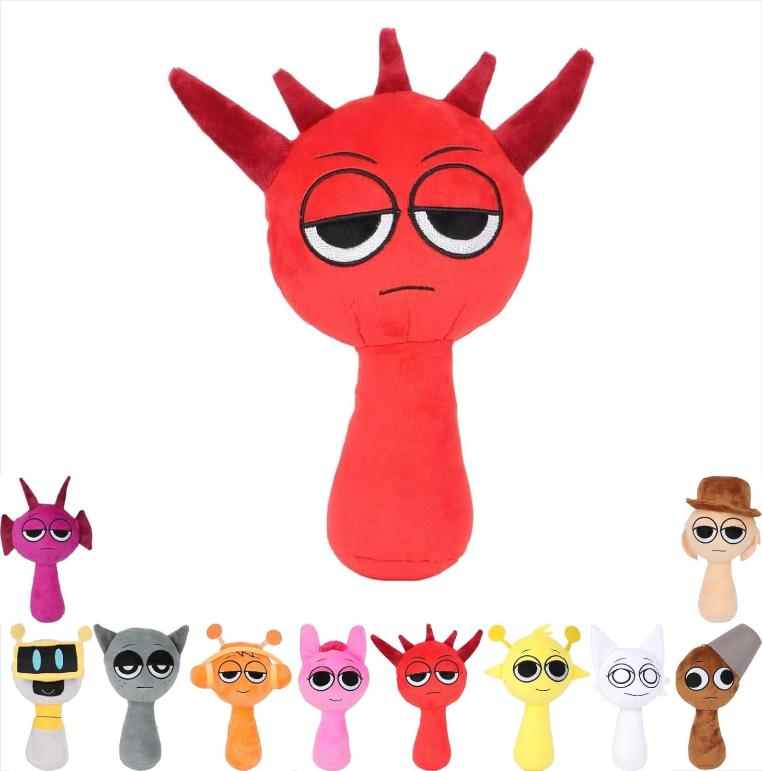 Sprunki Plush, 9.8" Raddy Sprunki,Sprunki Game Plush Pillow Toy for ...