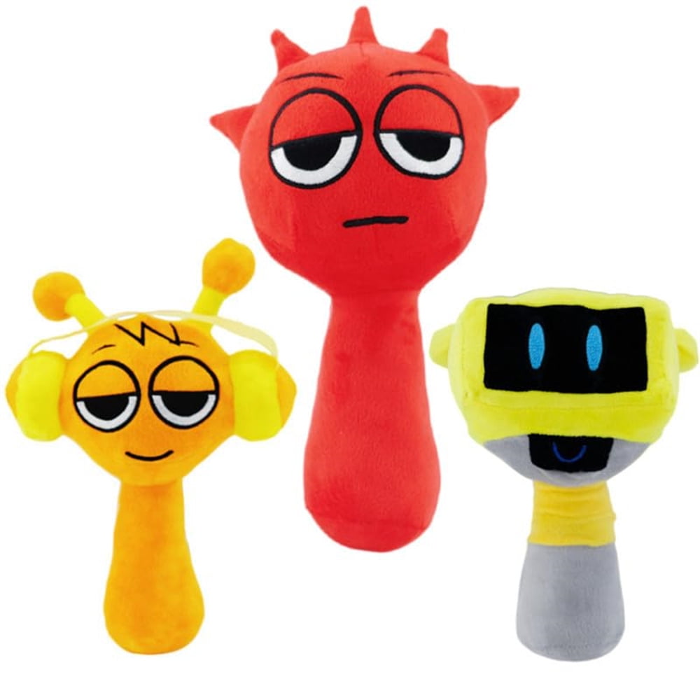 Sprunki Plush, 9" Sprunky Wenda and Gray Plushies, Sprunk Soft and Funs ...