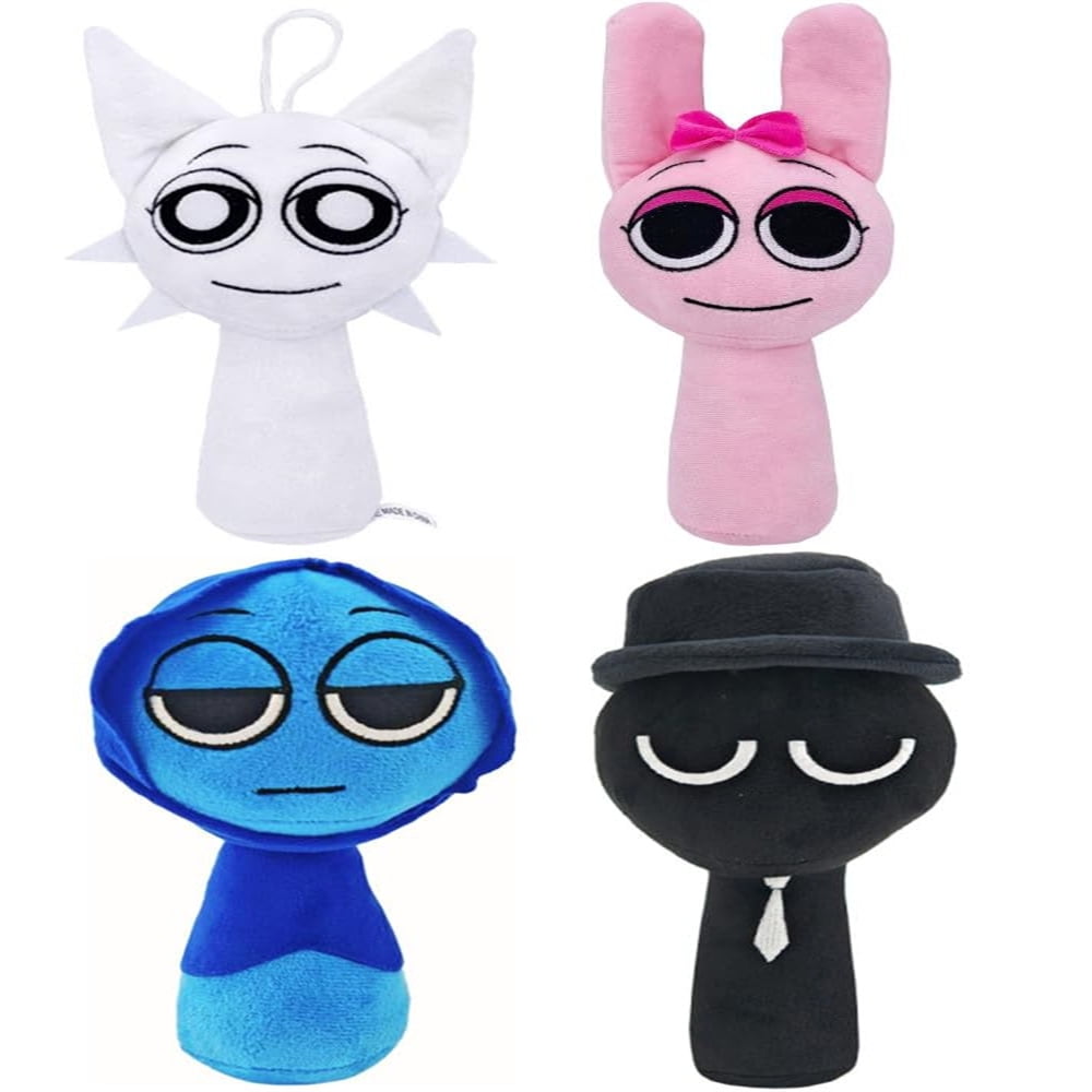 Sprunki Plush, 9" Sprunky Wenda and Gray Plushies, Sprunk Soft and Funs ...