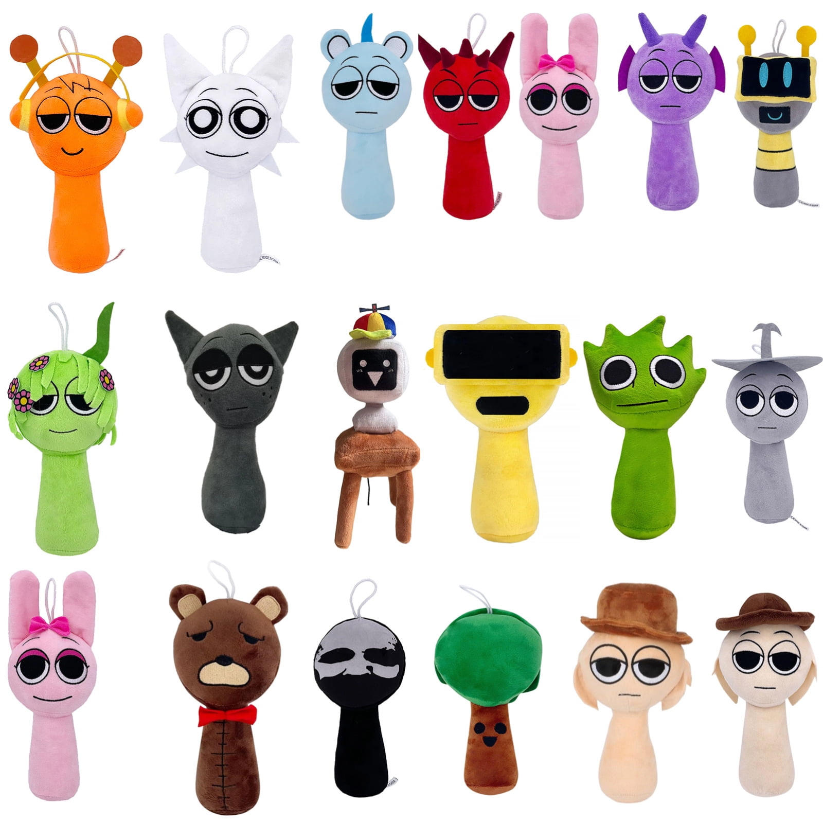 Sprunki Plush Collection: Adorable Stuffed Dolls Inspired by Popular ...