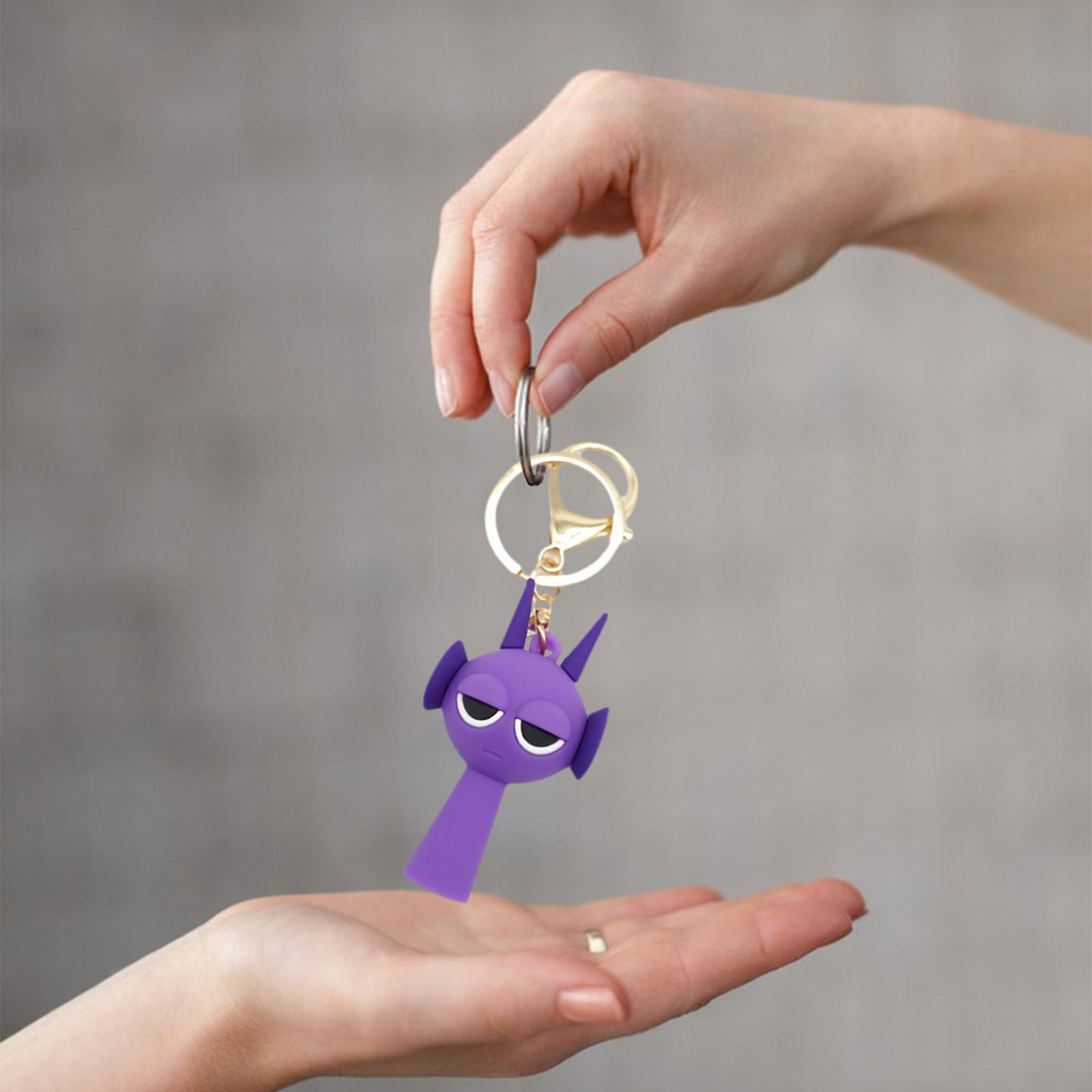 Sprunki Plush Mini Keychain J, 2.5in Stuffed Toy for Key Decoration ...