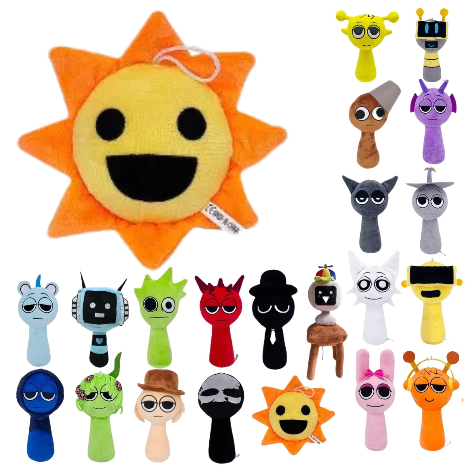Sprunki Plush Set 7.8 Inch Sprunki Plush Toys: Adorable Game-Inspired ...