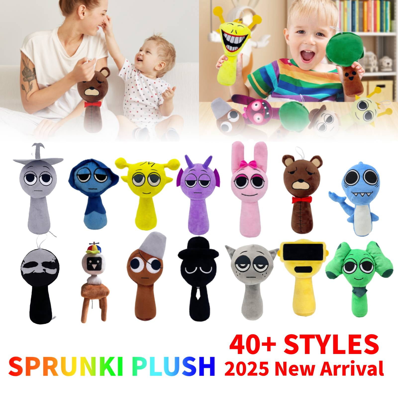 Sprunki Plush Set Sprunki Plush - Horror Games Plushies Toy for Fans ...