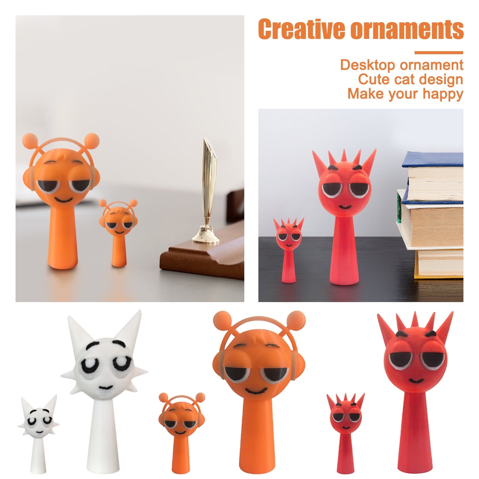 Sprunki Plush Sprunki Box 3D Print Set: 4Cm Rhythm & Surprise Boxes ...