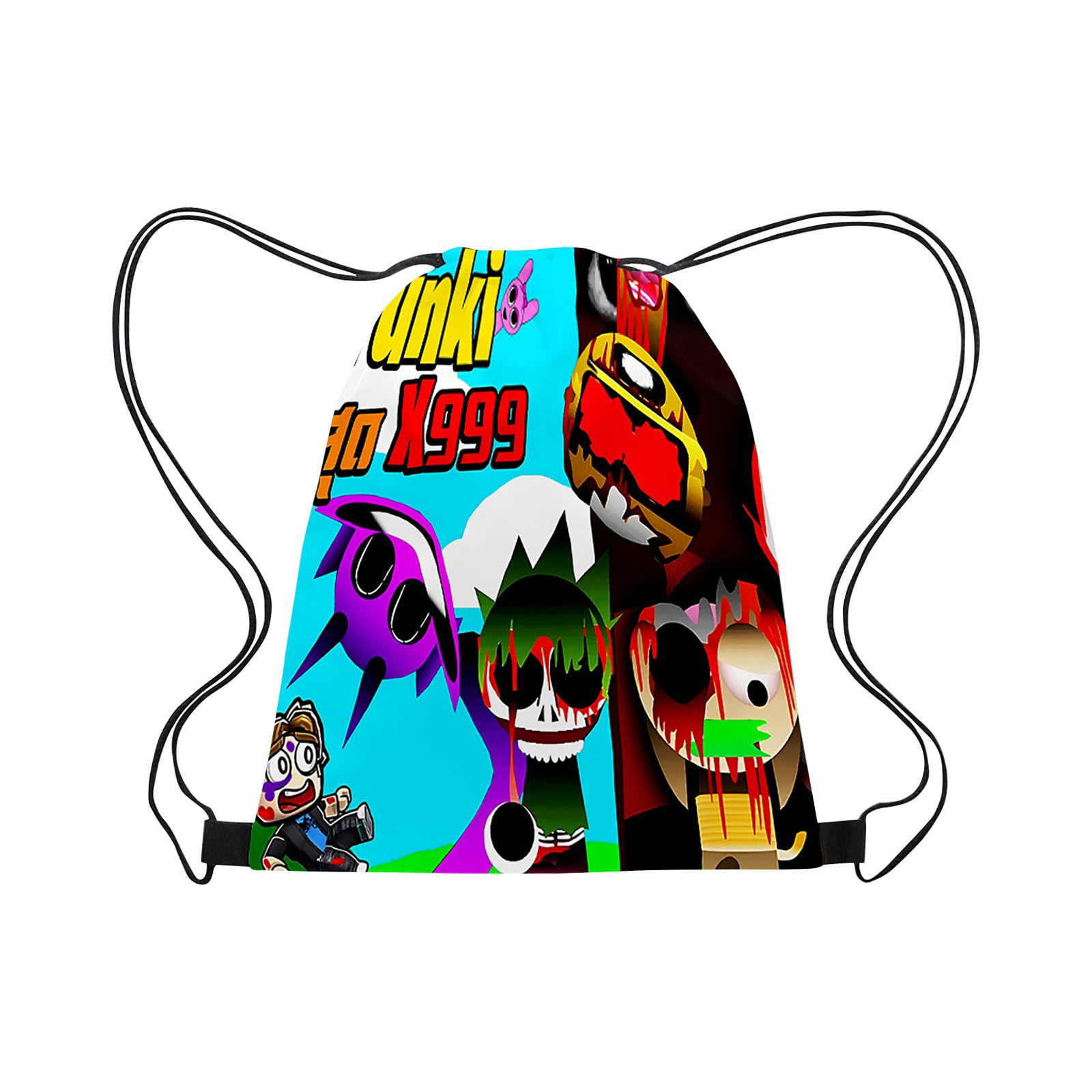 Sprunki Plush, Sprunki Game Plush Box Sprunki Drawstring Bag Portable ...