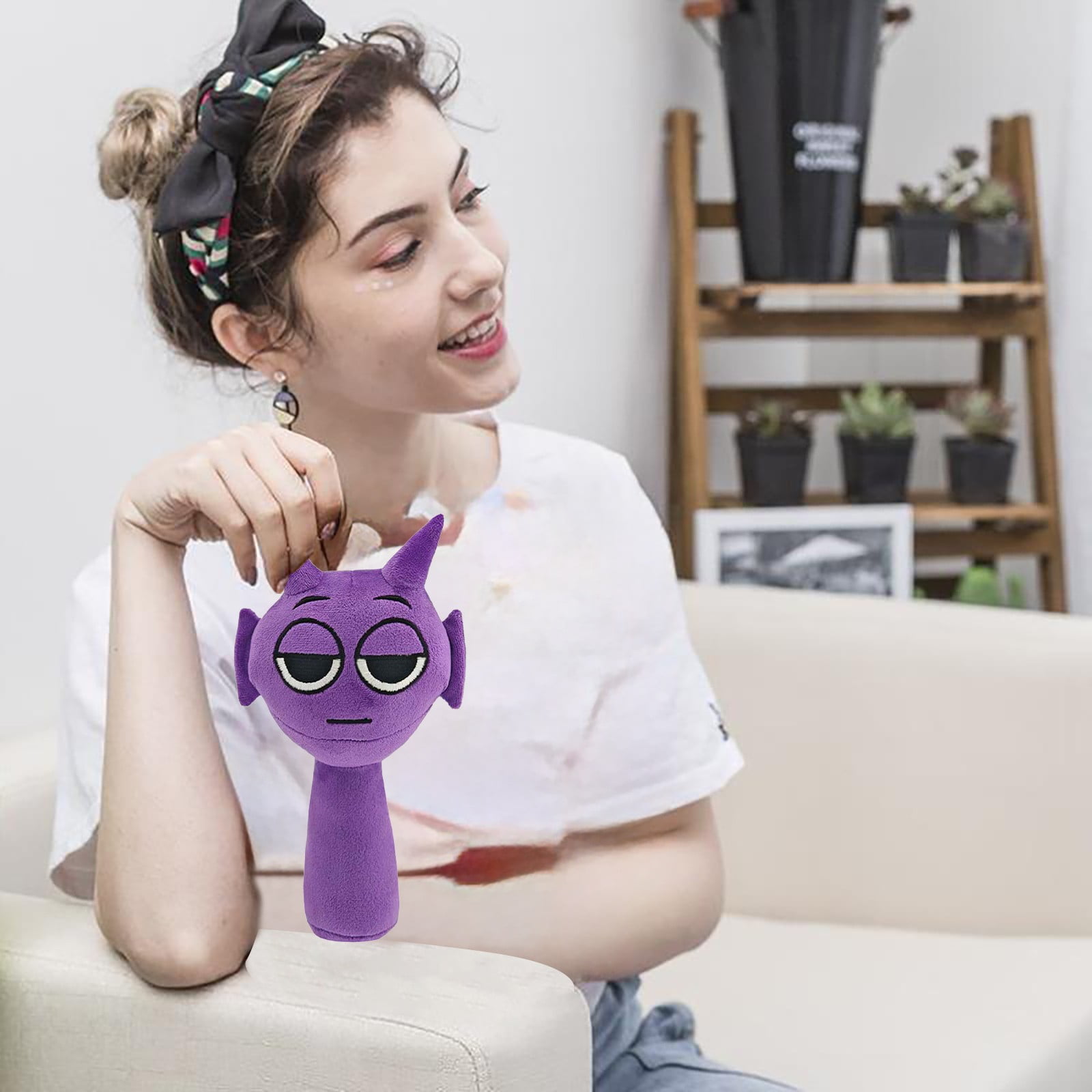 Sprunki Plush丨Sprunki Game Plush丨Durple Sprunki丨Sprunki Purple for Kids ...