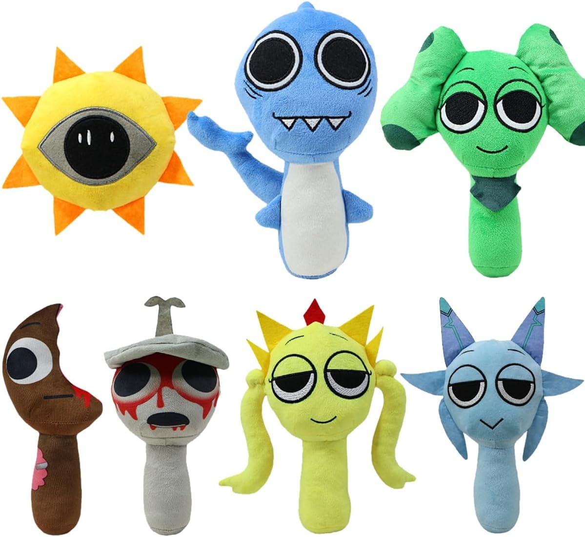 Sprunki Plush, Sprunki Game Plush, Realistic Cute Soft Stuffed Animal ...