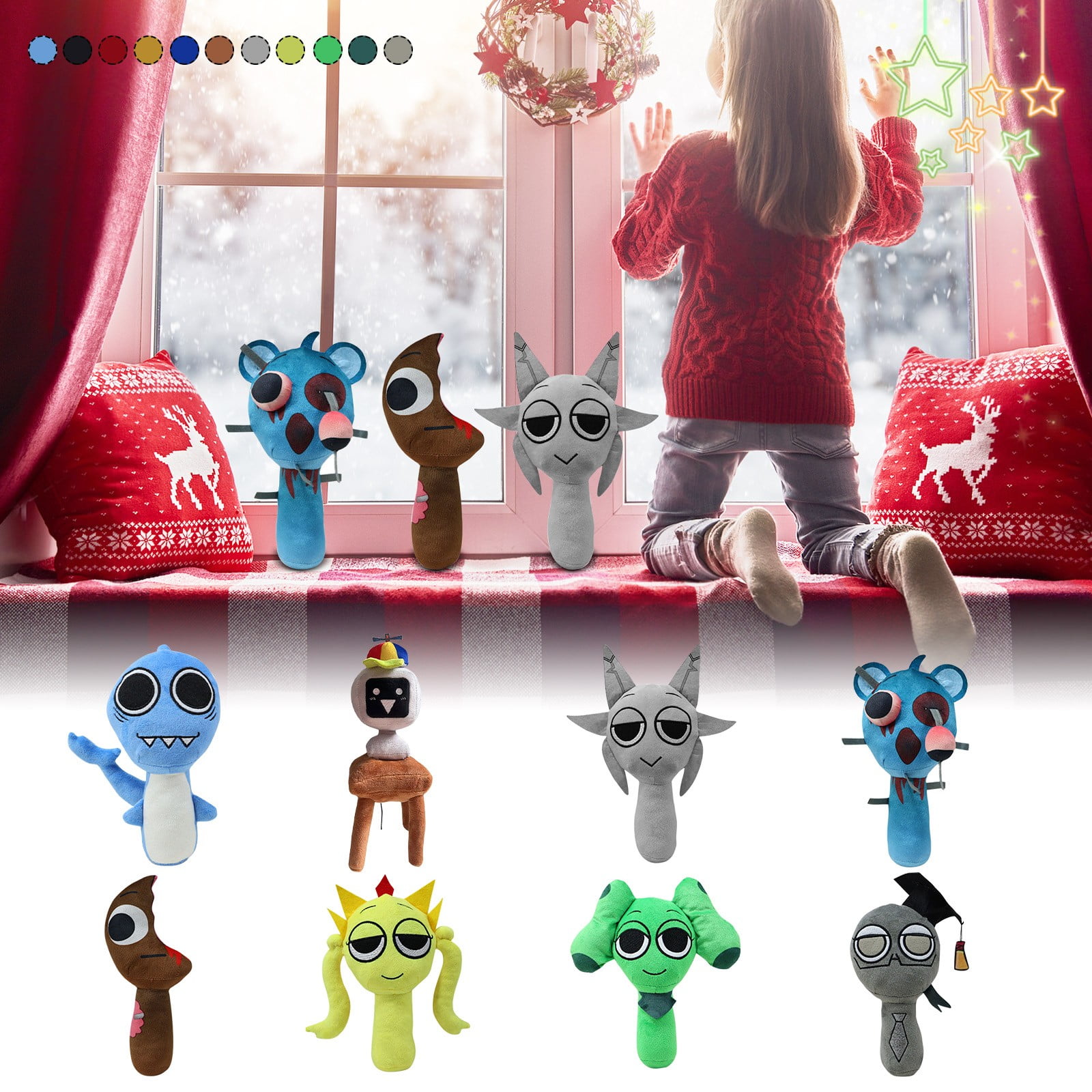 Sprunki Plush,Sprunki Plushies,Sprunki Toy Sprunki Soft and Funs ...