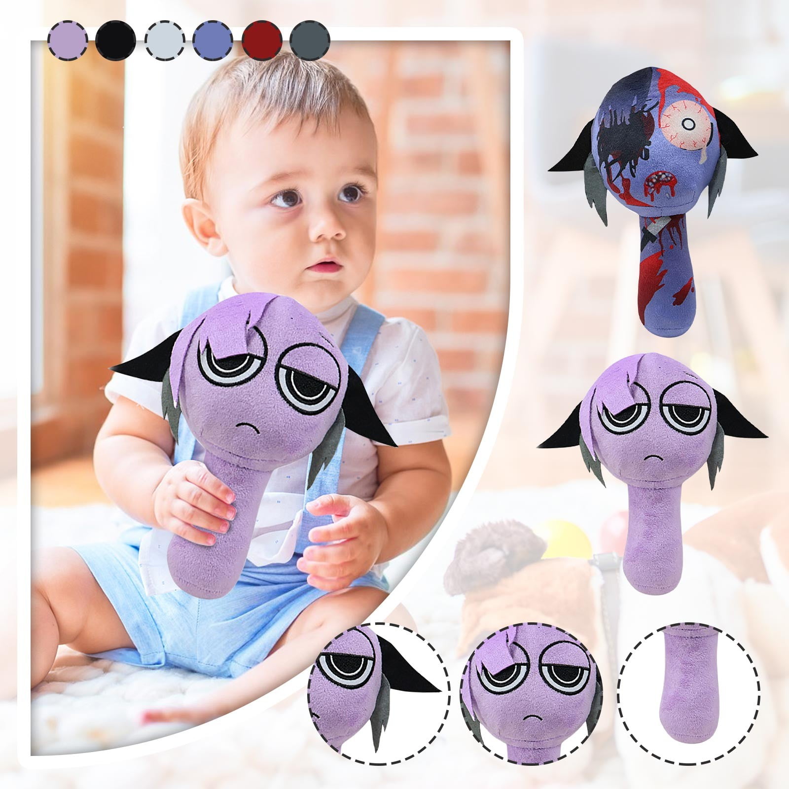 Sprunki Plush Stuffed Animals, Sprunki Toys Sprunky Shaggy Dolls ...