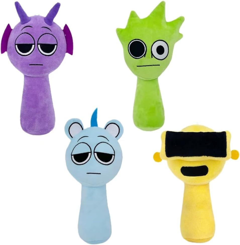 Sprunki Plush Stuffed Animals Toy,Sprunki Cartoon Game Plush, Realistic ...