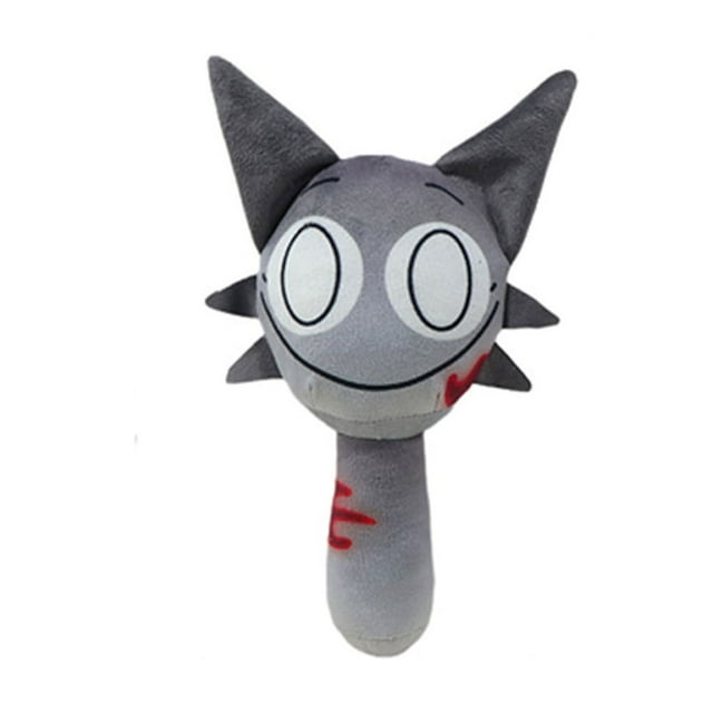 Sprunki Plush The Ultimate Cuddly Companion for Kids Adorable Grey Cat ...