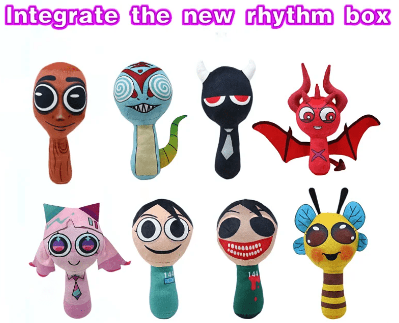 Sprunki Plush Toy - The Newest Plush, Sprunki Plush Mystery Box, Office ...