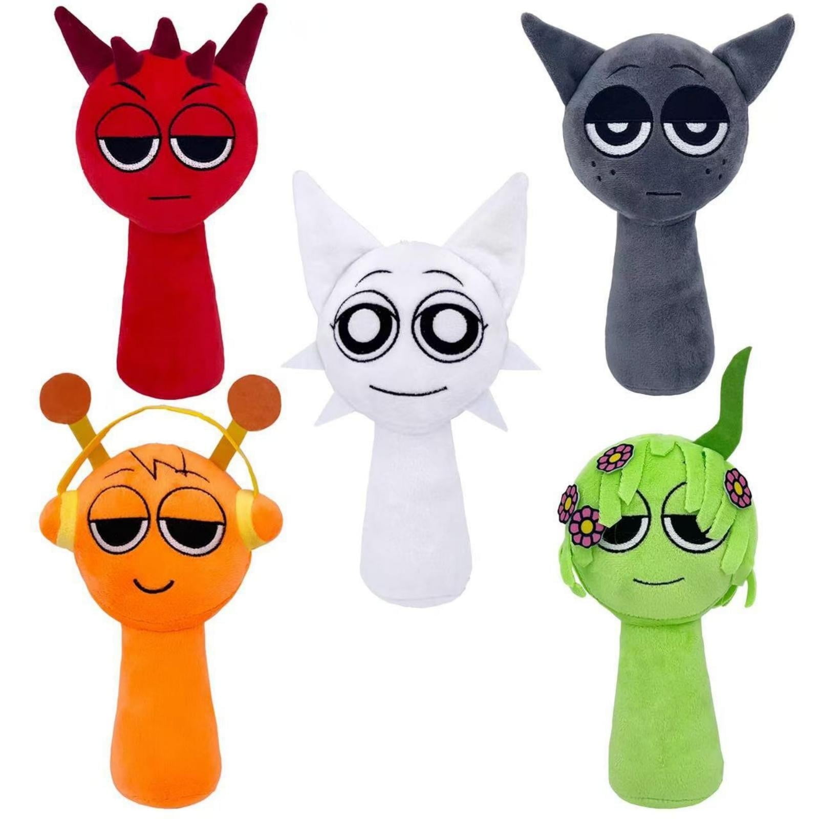 Sprunki Plush Toys (5PC): Soft and Huggable Game-Inspired Creatures ...
