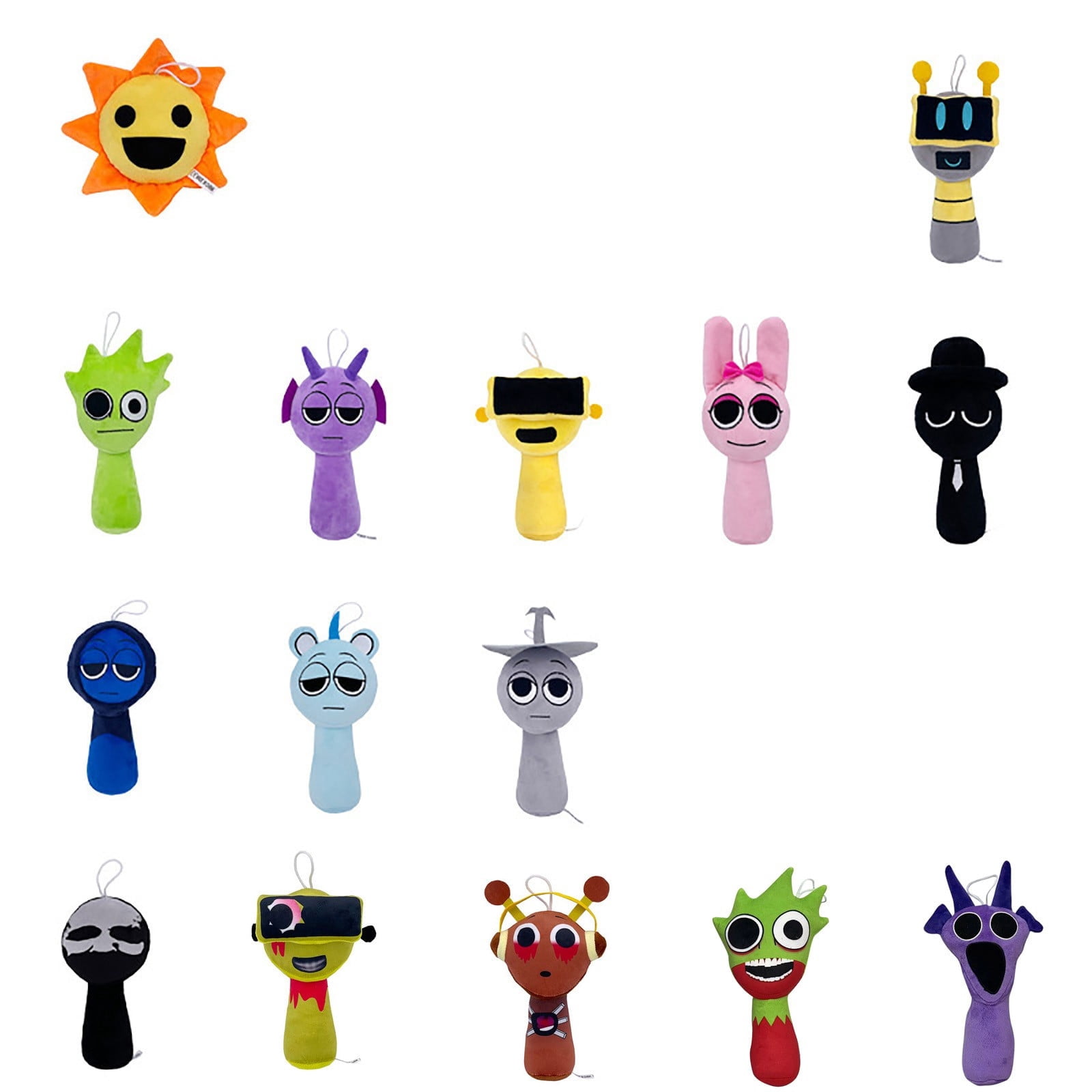 Sprunki Plush Toys, 7.8 Inch Sprunki Game Merch Toy Cute Soft Stuffed ...