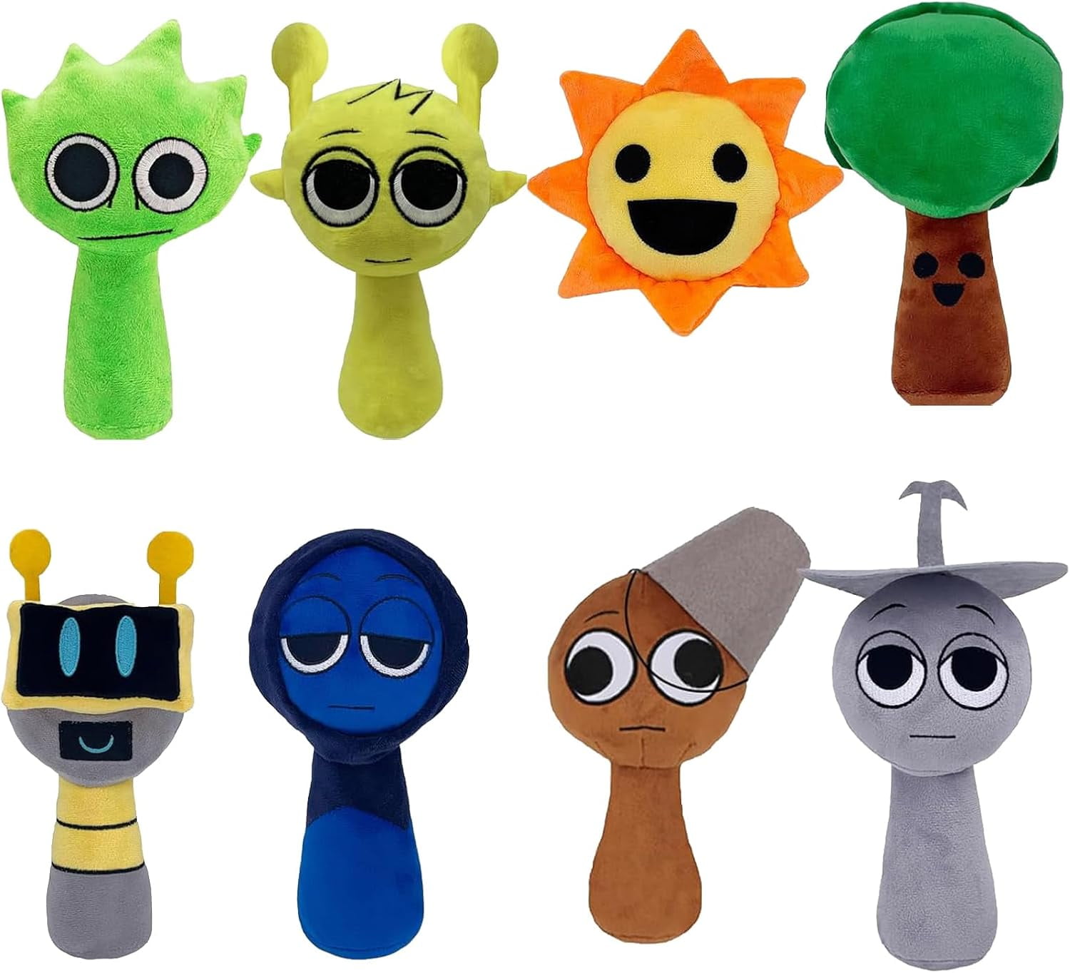 Sprunki Plush Toys - 8'' Spunki Plushies for Horror Game Fans, Soft and ...