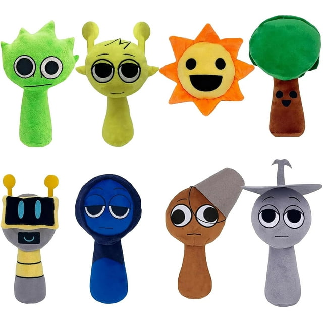 Sprunki Plush Toys - 8'' Spunki Plushies for Horror Game Fans, Soft and ...