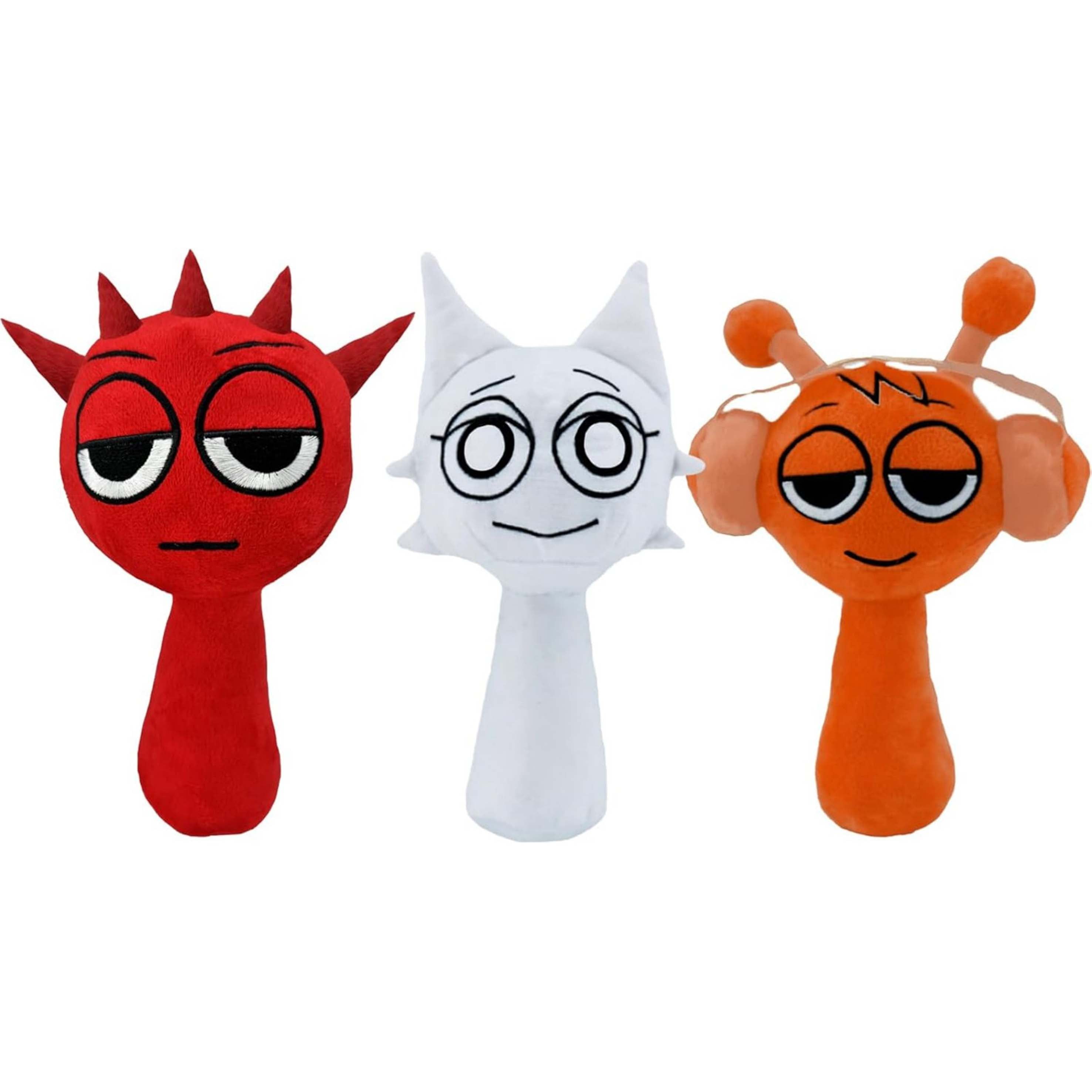 Sprunki Plush Toys, Incredibox Game Mod 3 Characters Set Plush ...