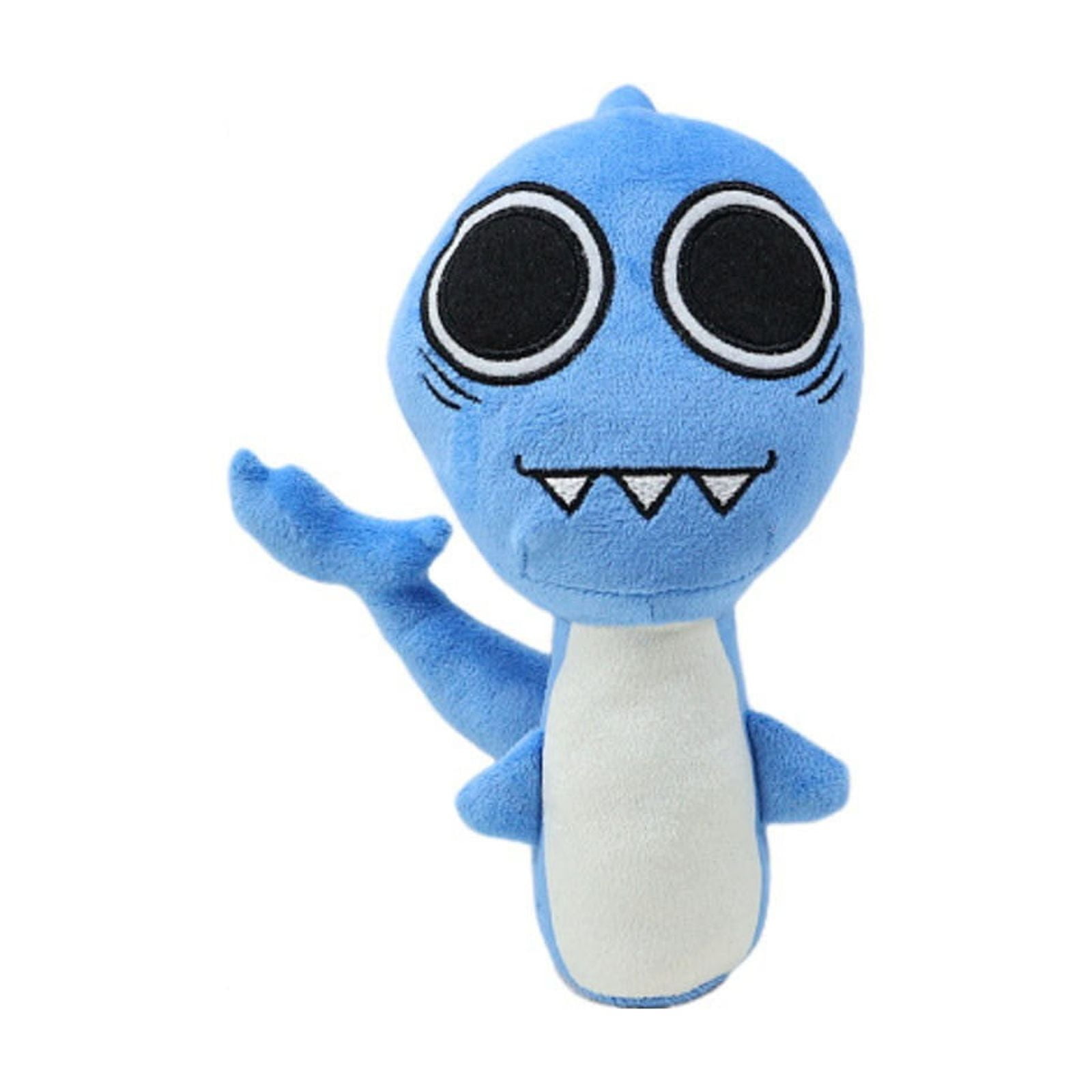 Sprunki Plush Toys Ocean Explorer: 12" Blue Shark with Crinkle Fins ...