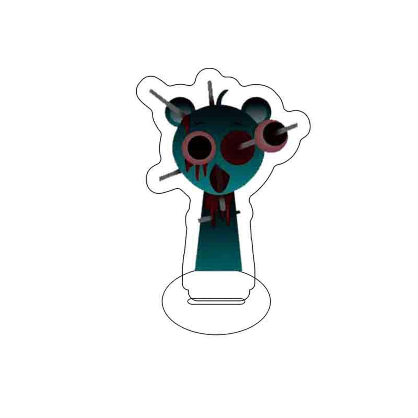 Sprunki Plush Toys Popular Game Characters Acrylic 6cm Small Standing ...