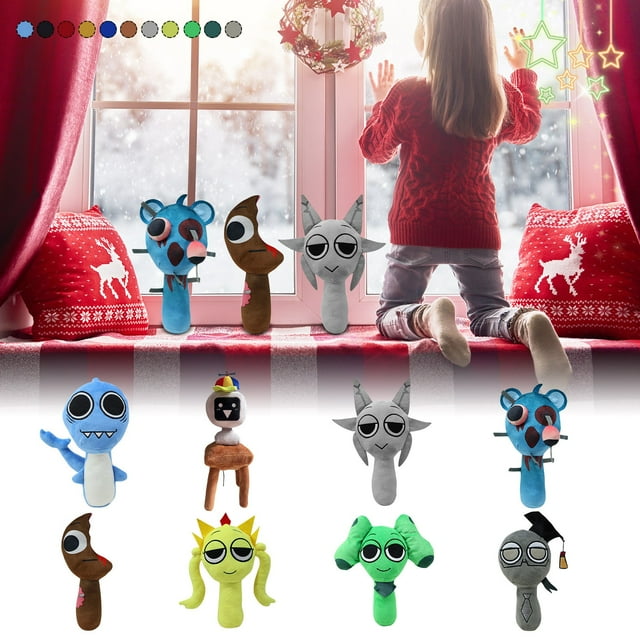 Sprunki Plush Toys Sprunki Plush- 9'' Spunki Plushies for Horror Game ...