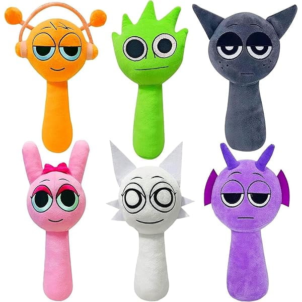 Sprunki Plush Toys for Kids,Sprunki Game Merch Toy Cute Soft Stuffed ...