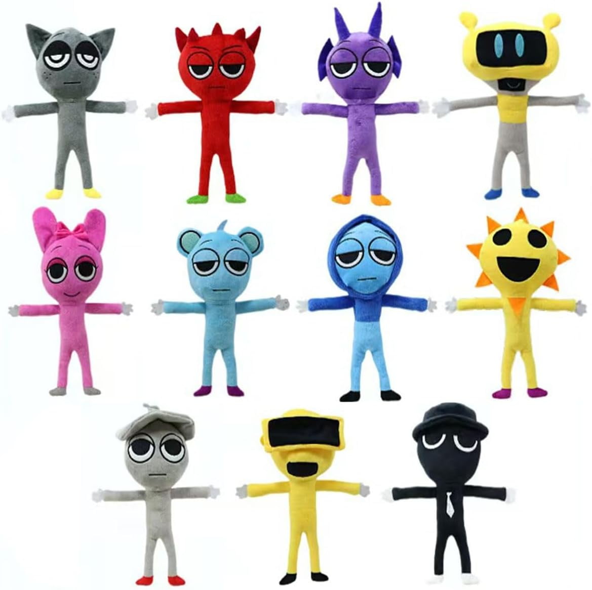 Sprunki Plushies Merch, New sprunki Toys Plush, Realistic Cute Soft ...