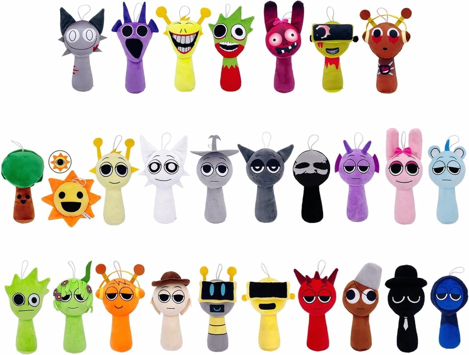 Sprunki Plushies Merch, Sprunki Toys Plush, New Monster Horror Game ...