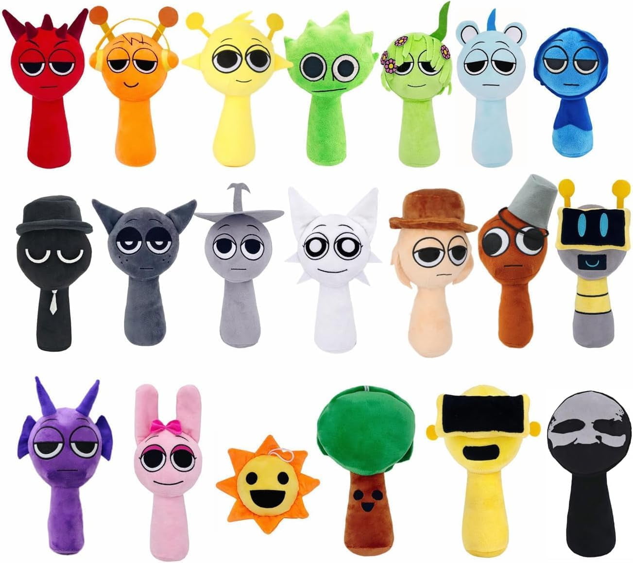 Sprunki Plushies Merch, Sprunki Toys Plush, New Monster Horror Game ...
