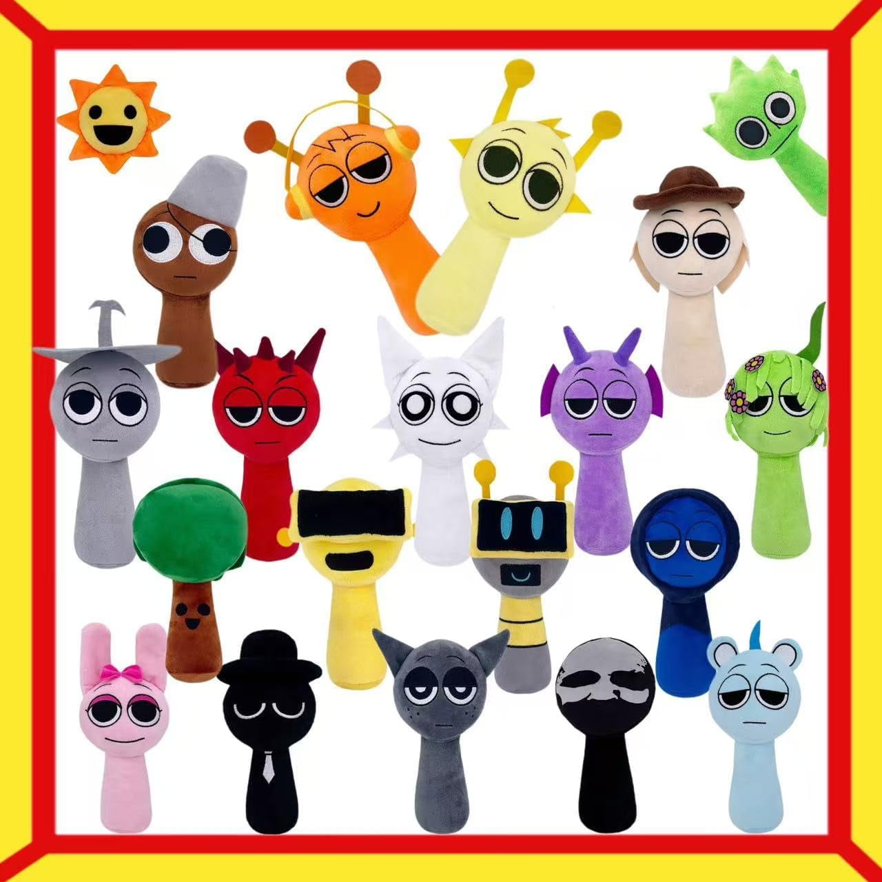 Sprunki Plushies Merch, sprunki Toys Plush,New Monster Horror Game ...