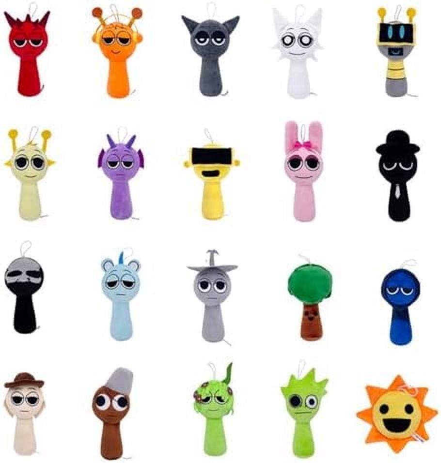 Sprunki Plushies Merch, sprunki Toys Plush, Realistic Cute Soft Stuffed ...