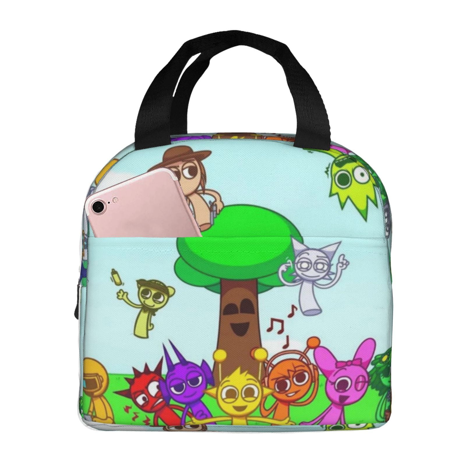 Sprunki Portable Lunch Bag Reusable Lunch Box Insulated Thermal Cooler ...