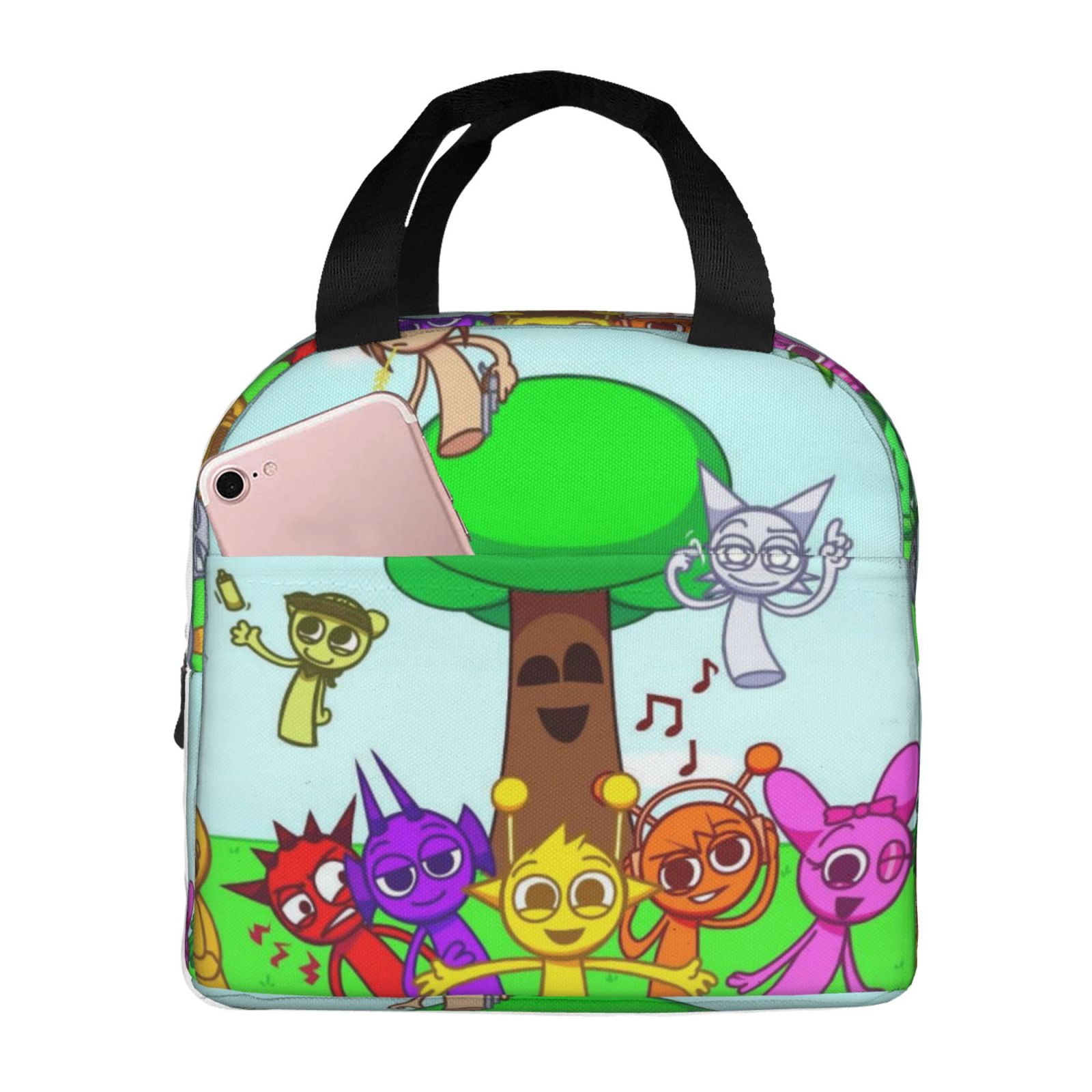 Sprunki Portable Lunch Bag Reusable Lunch Box Insulated Thermal Cooler ...