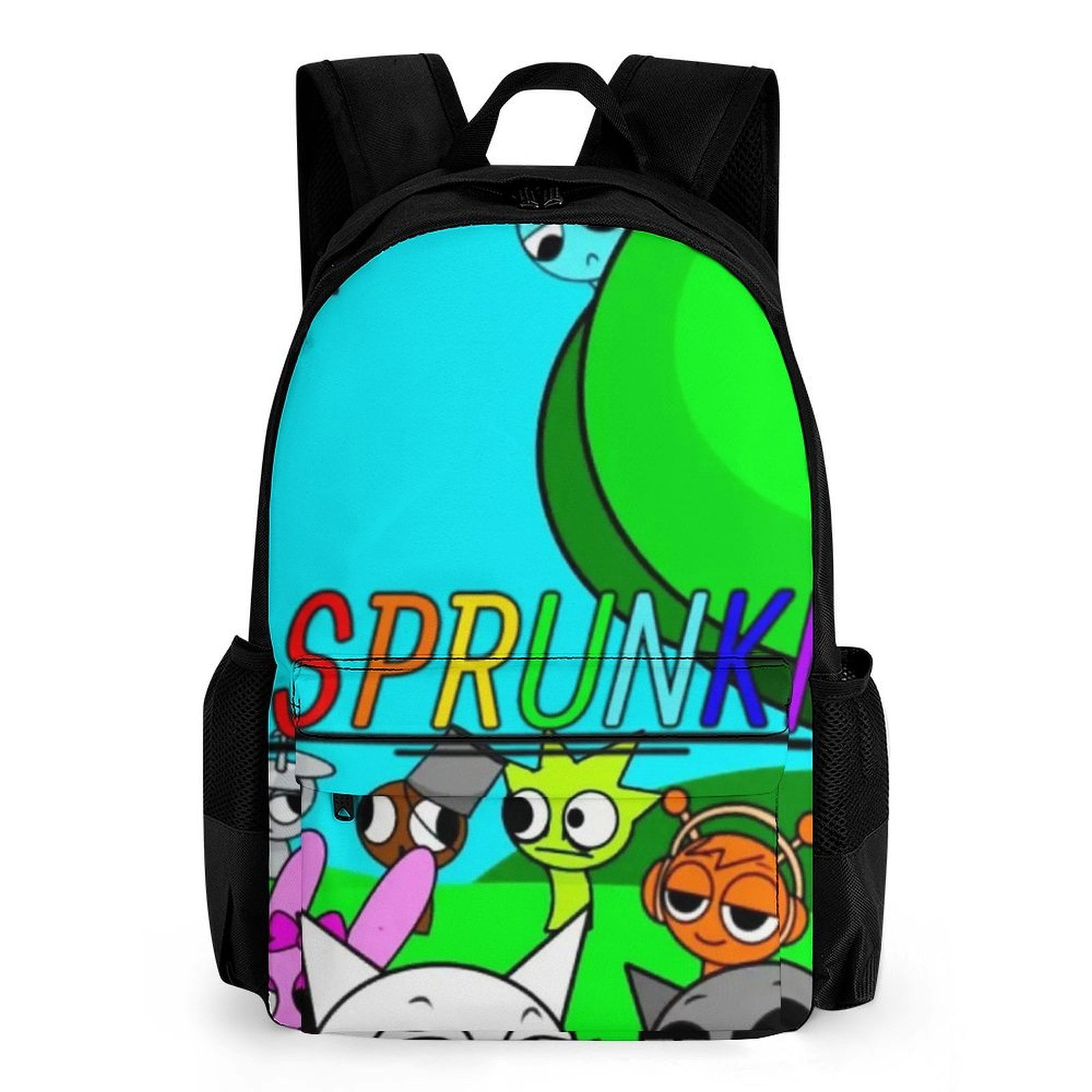 Sprunki Poster Backpack Laptop Bag Large Capacity Multipurpose Daypack ...