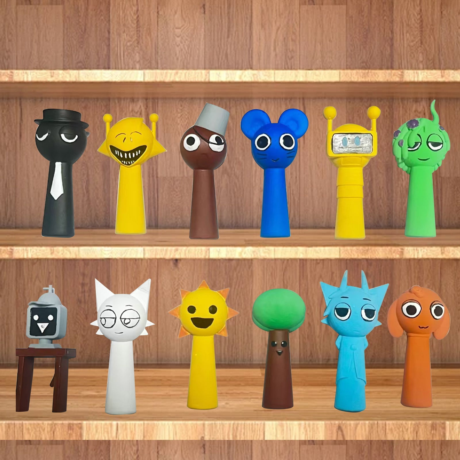 Sprunki Pvc Toys, 2.76 Inch 12 Pcs New Sprunki Action Figures for 2025 ...