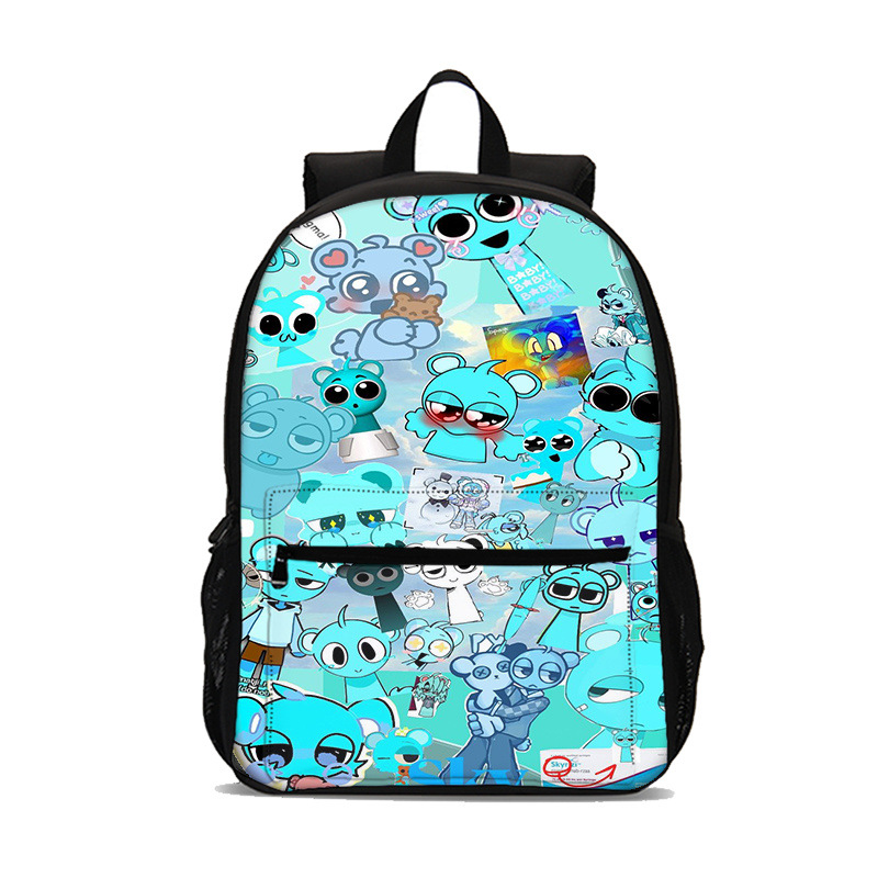 Sprunki Rhythm Box Gaming Patch Pocket Backpack Laptop Bag - Walmart.com