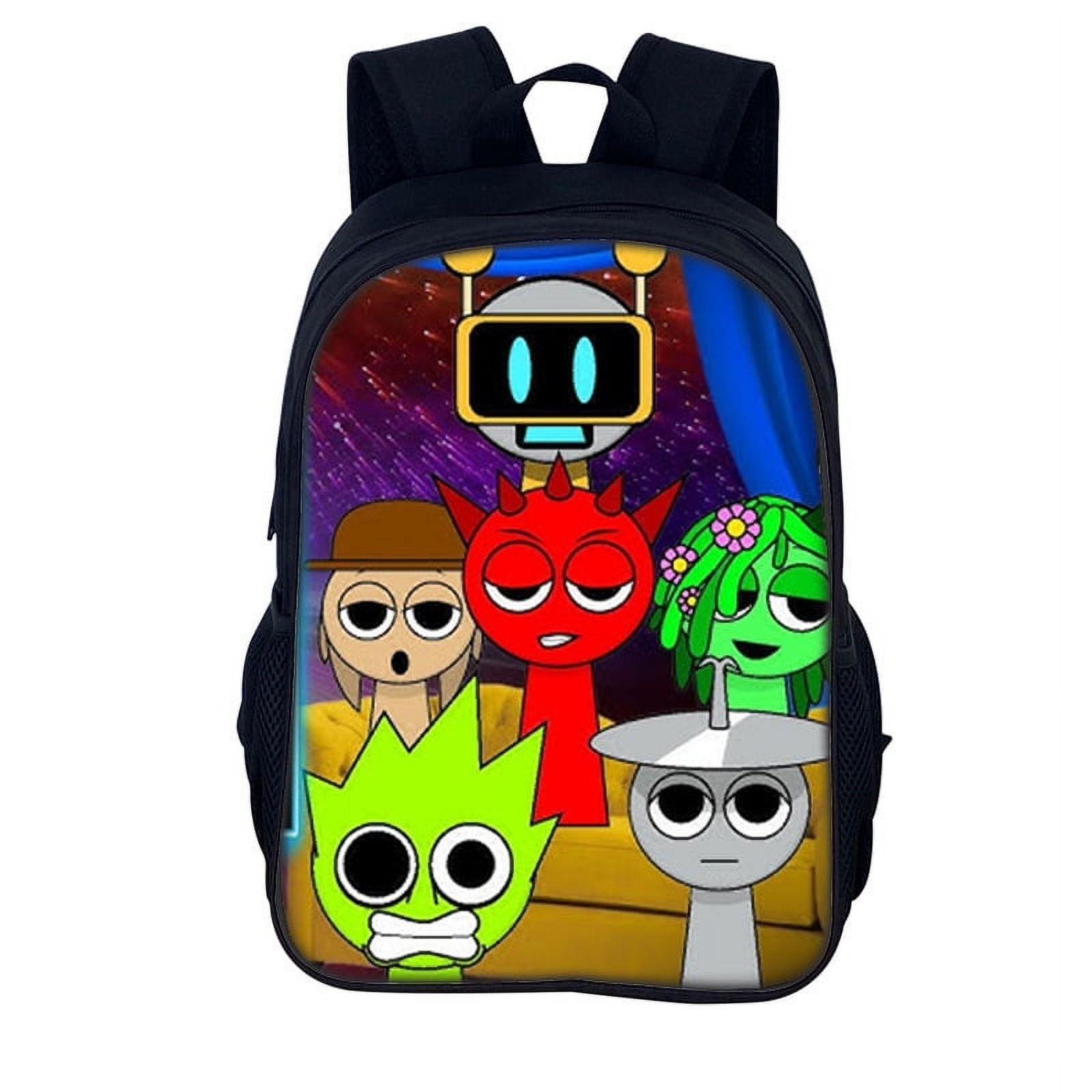 Sprunki School Backpack Bag Incredibox Sprunki School Bag Backpack ...