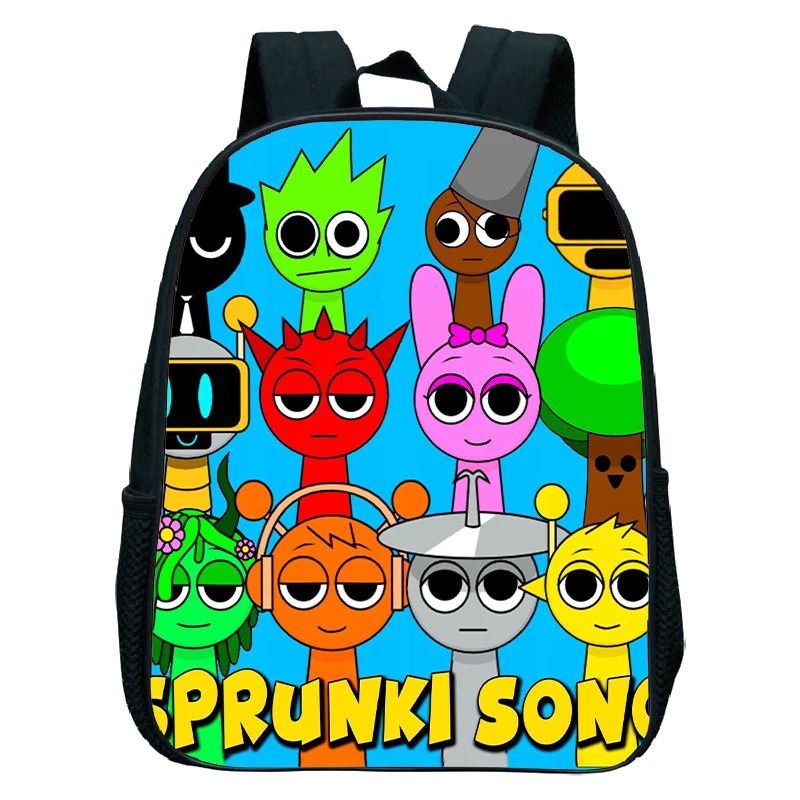 Sprunki School Backpack Game Sprunki School Bags Backpack Cartoon ...
