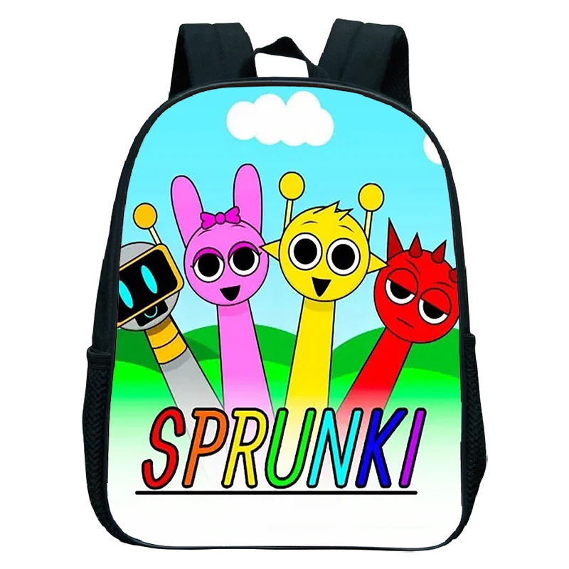 Sprunki School Backpack Game Sprunki School Bags Backpack Cartoon ...
